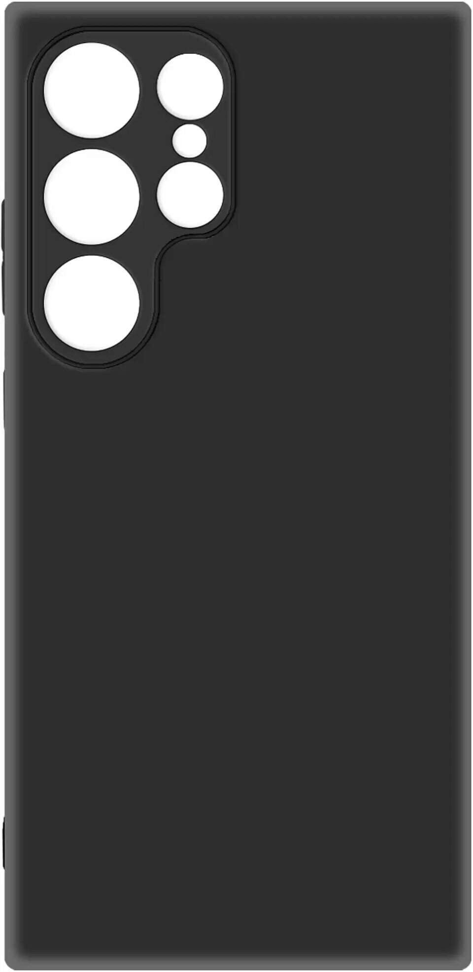 Клип-кейс KRUTOFF Soft Case для Samsung Galaxy S24 Ultra черный