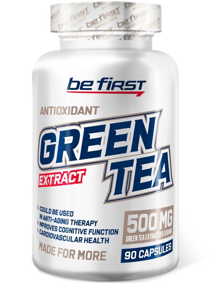 Антиоксиданты Be First Green Tea Extract (экстракт зеленого чая) 90 капсул