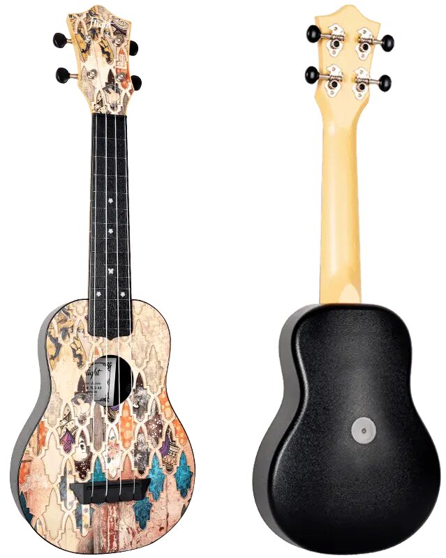 Музыкальный инструмент укулеле сопрано Flight TUS 40 GRANADA с чехлом для начинающих и профессионалов