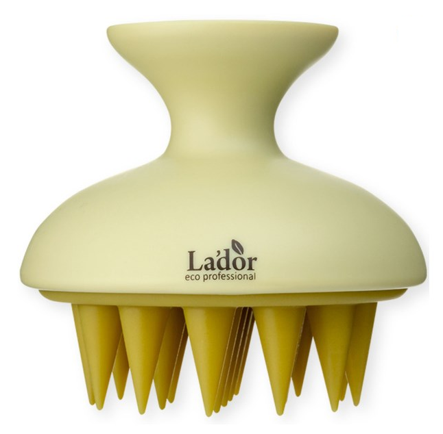 Расческа Lador Scalp Massager Shampoo Brush для головы массажная, коричневый, 1 шт