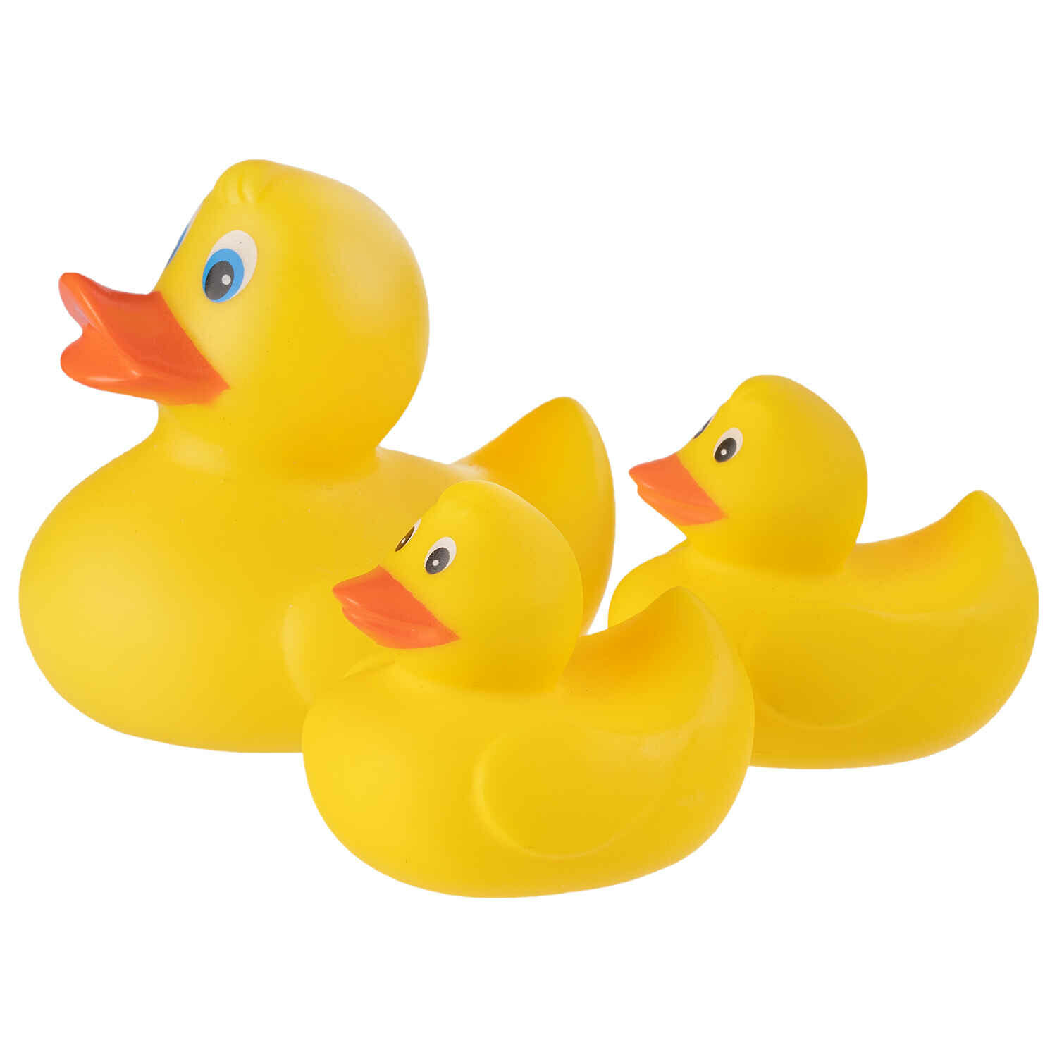 Игрушка для ванны Fancy Baby "Уточка с утятами" UTK03, звуковые эффекты, желтая
