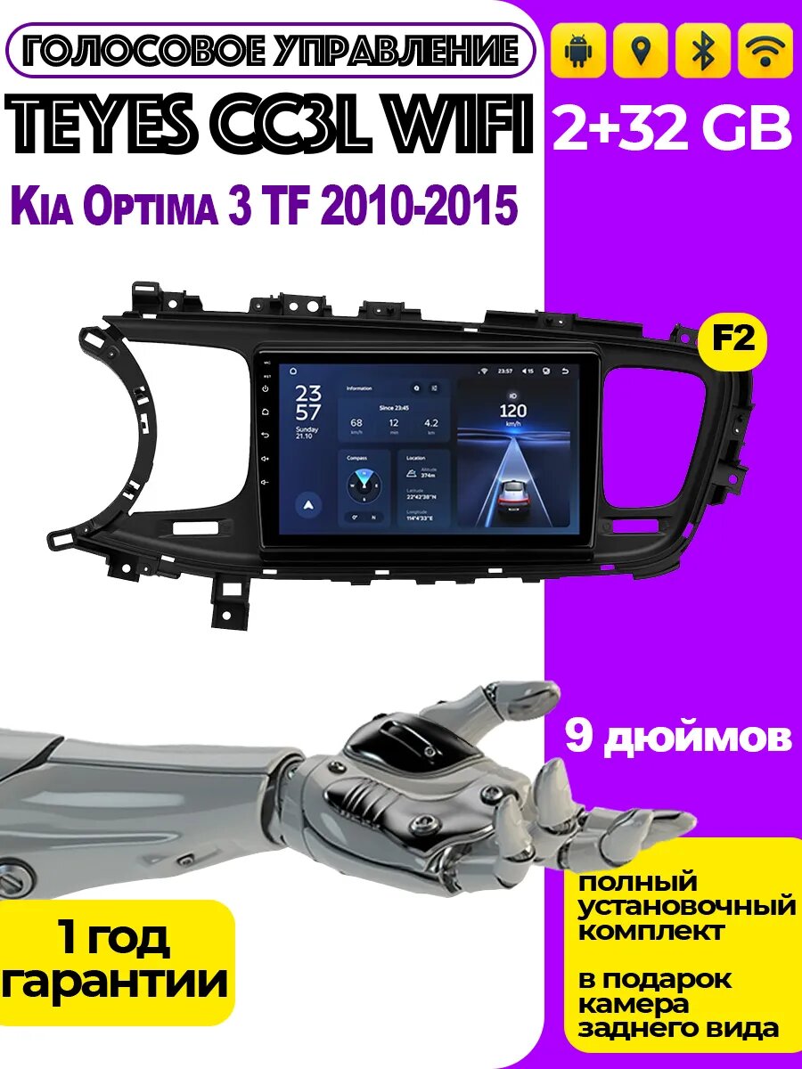 Магнитола CC3L WIFI Kia Optima 3 TF 2/32