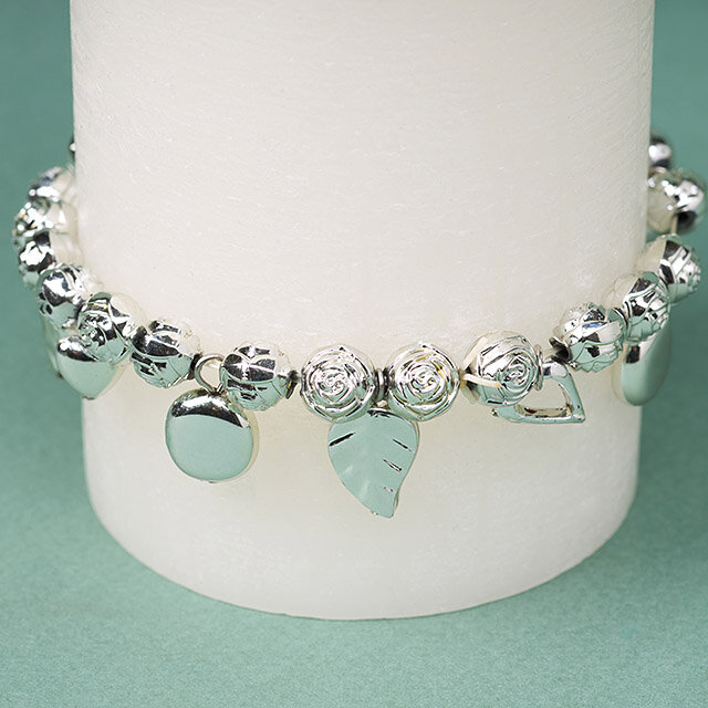 Украшение для свечи Mulhouse 9 см, серебряное, Swerox, B149-SI