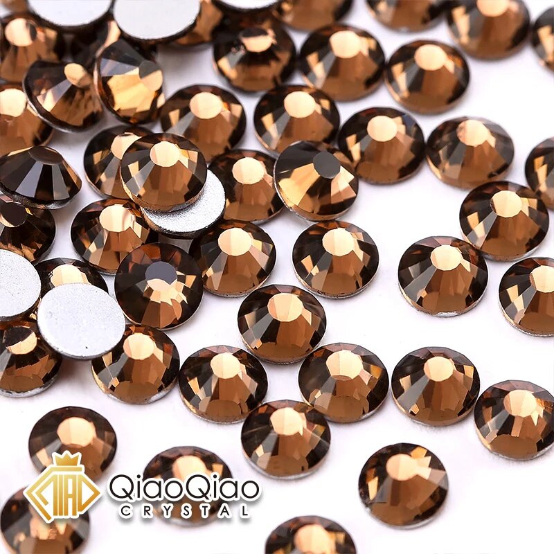 Кристаллы QIAO SS4-SS30 дымчатый топаз для декорирования SS30 - 288pcs