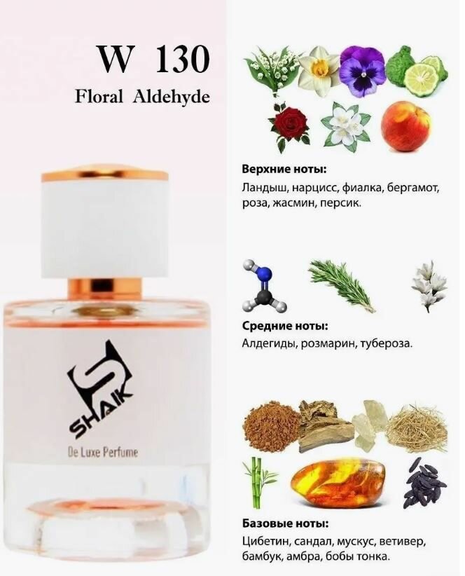 Shaiik PLATINUM W 130 Floral Aldehyde Парфюмерная вода 25мл Женская