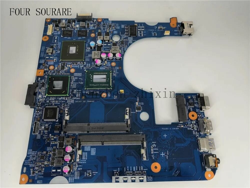 Для Ancer Aspire E1-470P E1-470 Материнская плата ноутбука I3-3217U ЦП NBMJY11001 48.4LC02.031 ганка С помощью графической карты