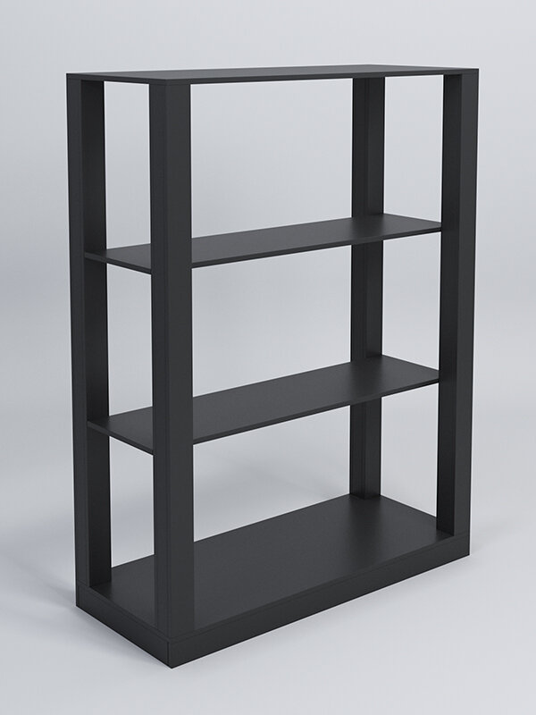 Стеллаж "фаворит" №1, Черный. Производитель товара - компания Westcom.