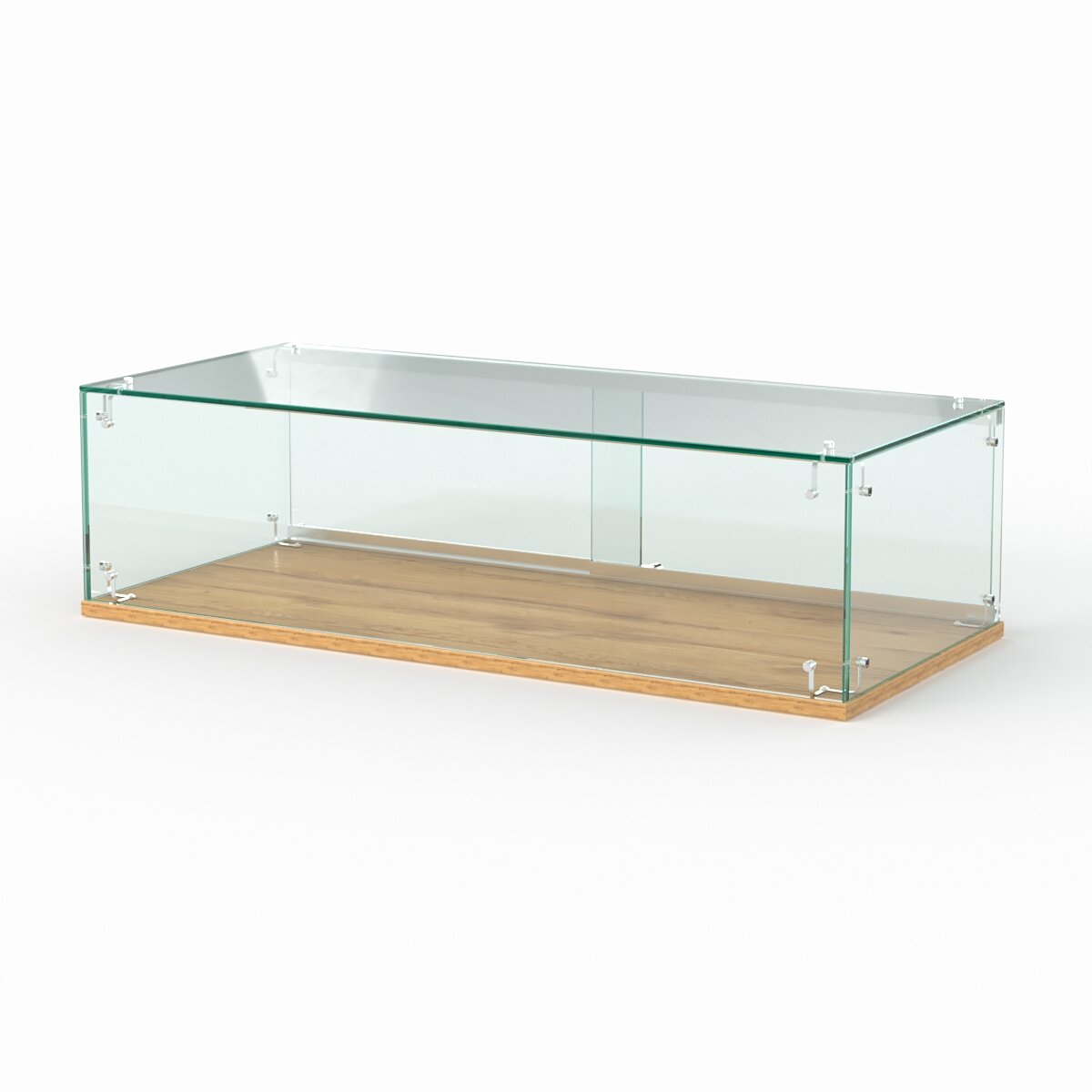 Витрина-купол "сладость" №5А-П для выпечки настольная с дверками на роликах пдсп, Дуб Золотистый