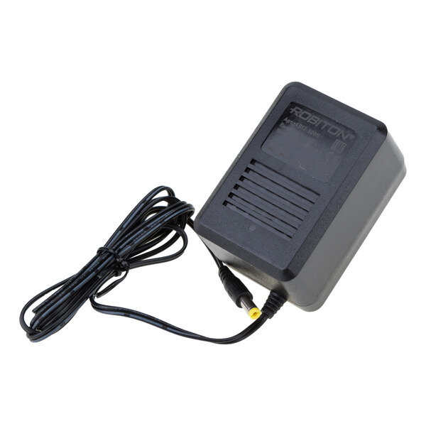 Блок питания 12В, 500мА, штекер 5,5х2,5/12мм (+) для музыкального оборудования - ROBITON AB12-500S