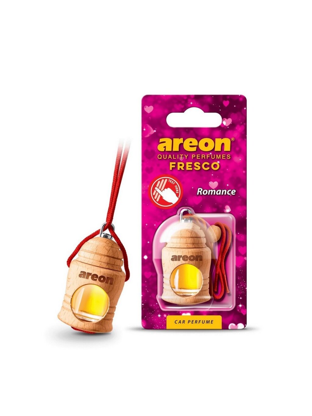 Ароматизатор подвесной для автомобиля Areon Fresco Romance/Романс