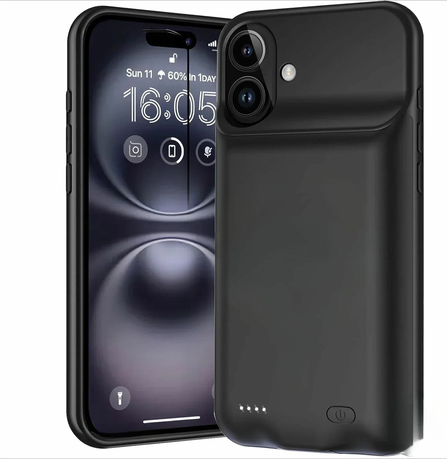 Чехол аккумулятор для iPhone 16 зарядное устройство power Bank противоударный Чехол для зарядки Внешний аккумулятор 7000mAh