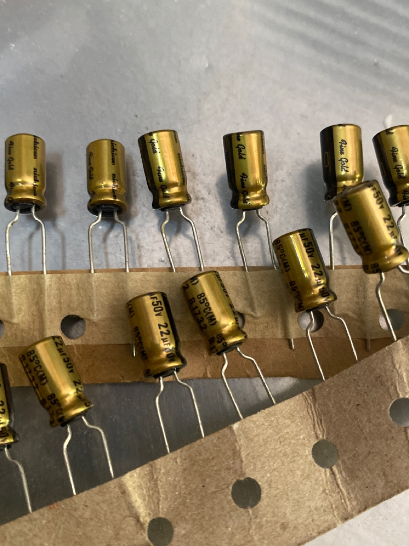 Nichicon 50V22UF FG серии тонкий золото подписал медь ноги аудио связи фильтрации частоты электролитические конденсаторы 10шт цена