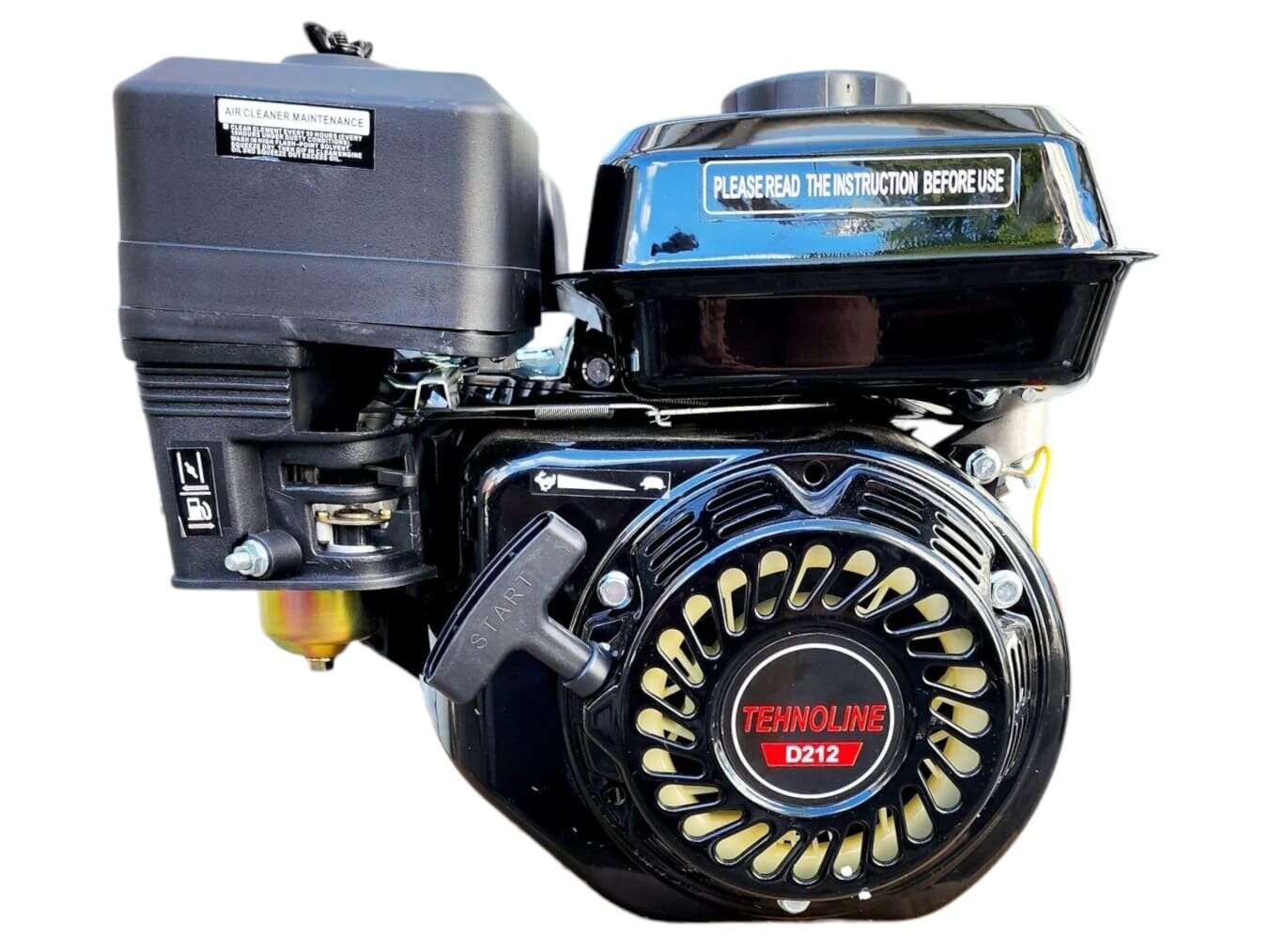 Двигатель для мотоблока Tehnoline D212 (7 л. с, ручной стартер, 20 мм)