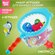 Игрушка ROXY-KIDS "Морские Животные", для купания, ПВХ, голубая, 6+