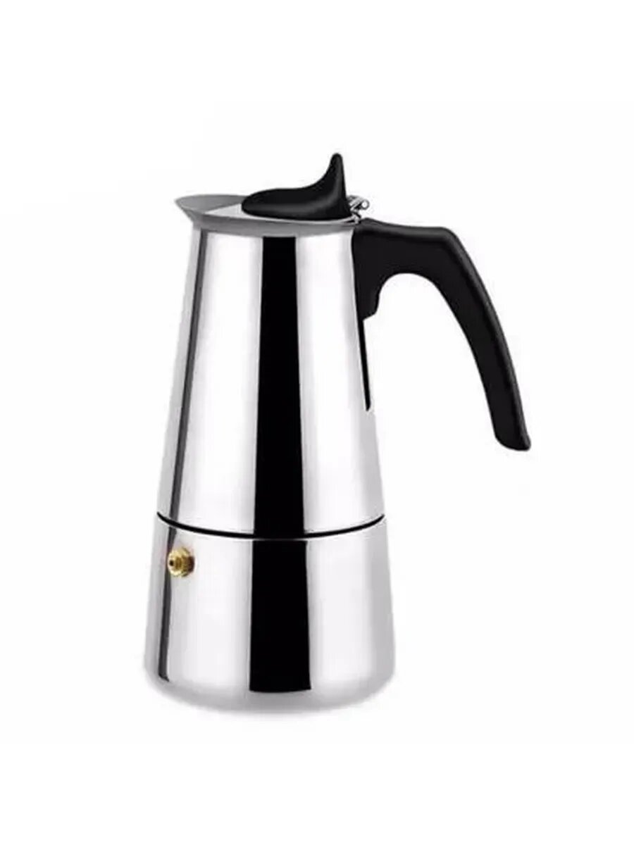 Классическая гейзерная кофеварка на 4 чашки