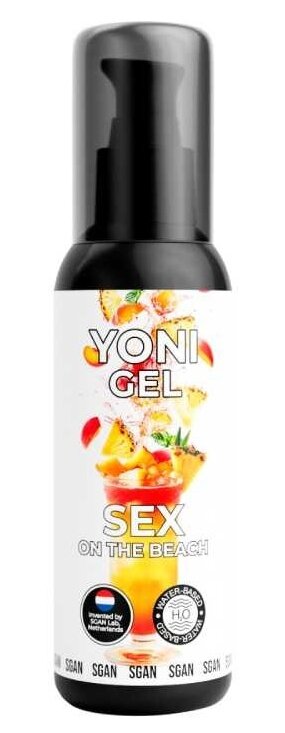 Вкусовой лубрикант SGAN секс на пляже 100 мл водная основа аромат коктейль