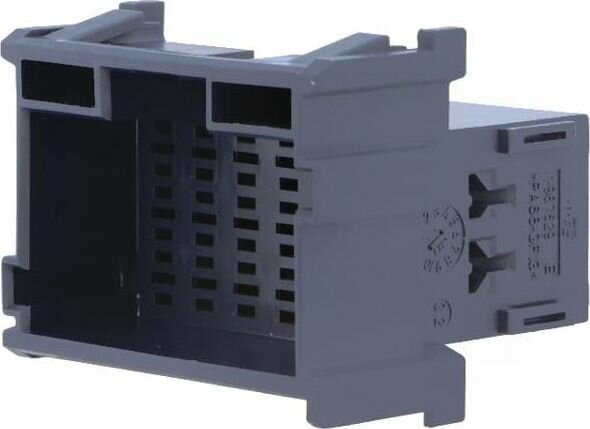 Разъем TE Connectivity 1-967629-1 провод-провод JPT вилка "папа" без контактов PIN 12 1 шт
