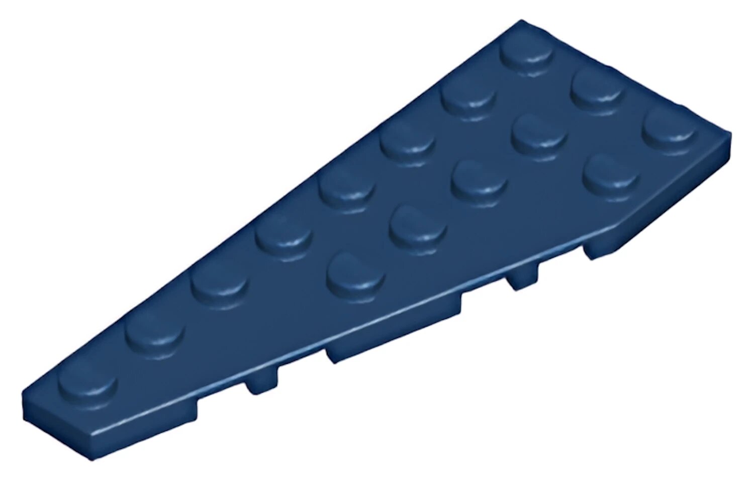 Деталь LEGO Lego Wedge, Plate 8 x 3 Pentagonal Left 50305 Dark Blue U