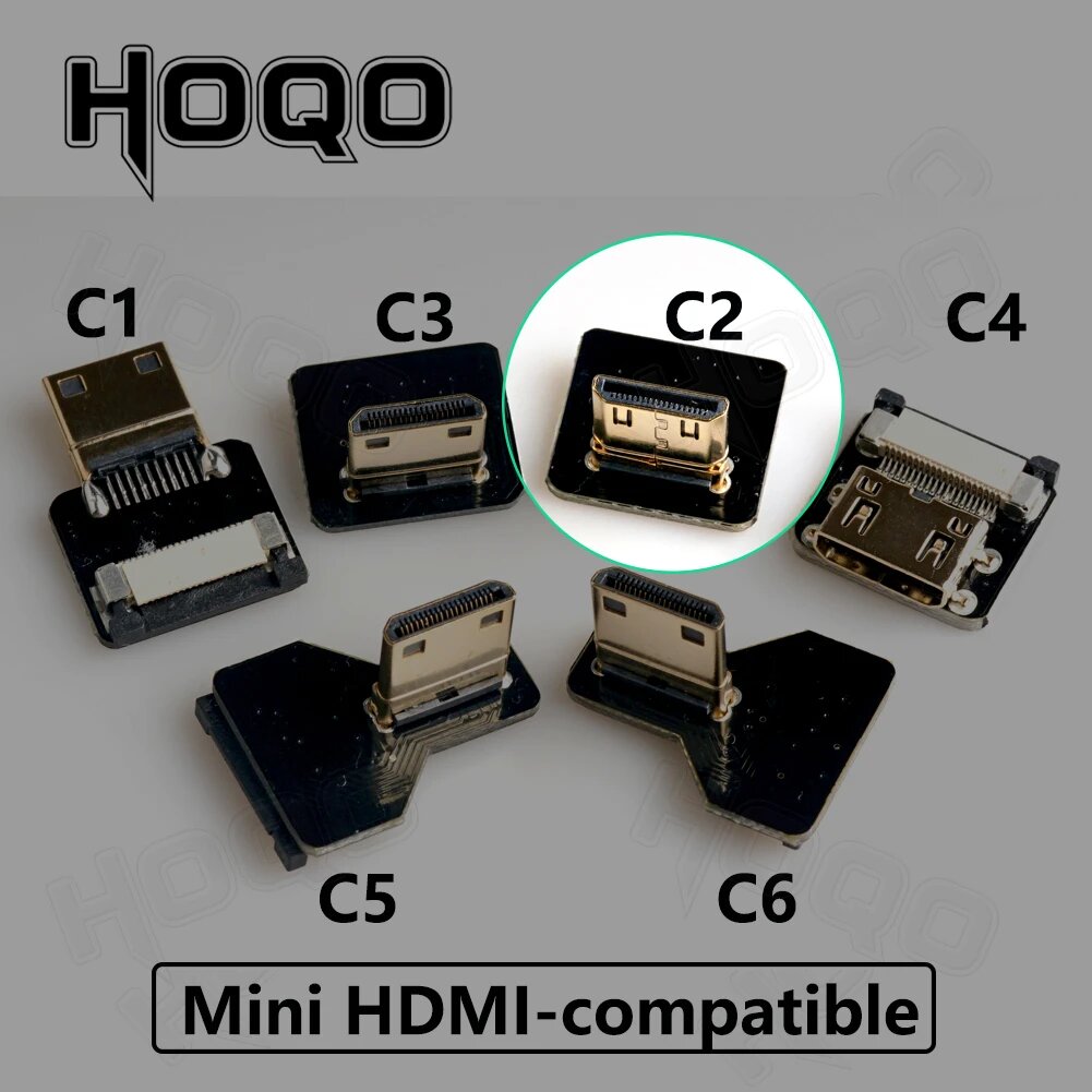 HOQO Mini HDMI-совместимый кабель, connector C2