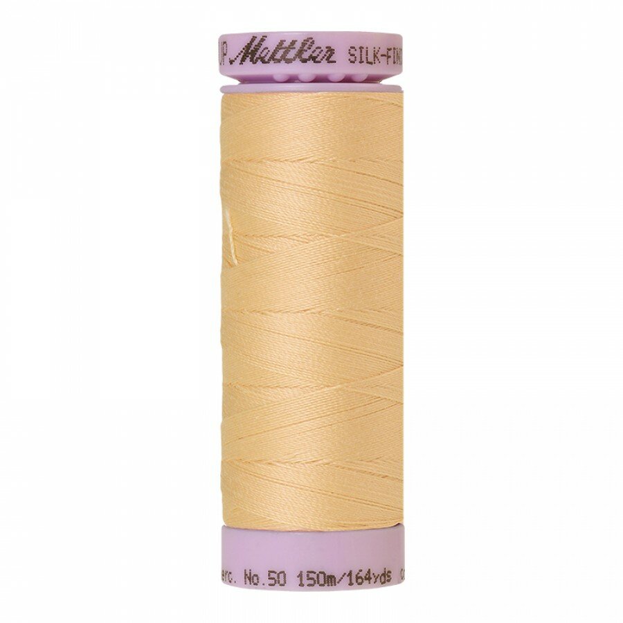 Нить для машинного квилтинга SILK-FINISH COTTON 50, 150 м 0130 Cornhusk