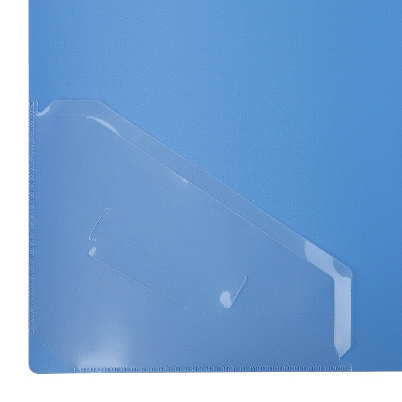Comix A4 Blue Single Strong Clip + Pocket, A4 File Folder, Document Folder, A602 — фото 1