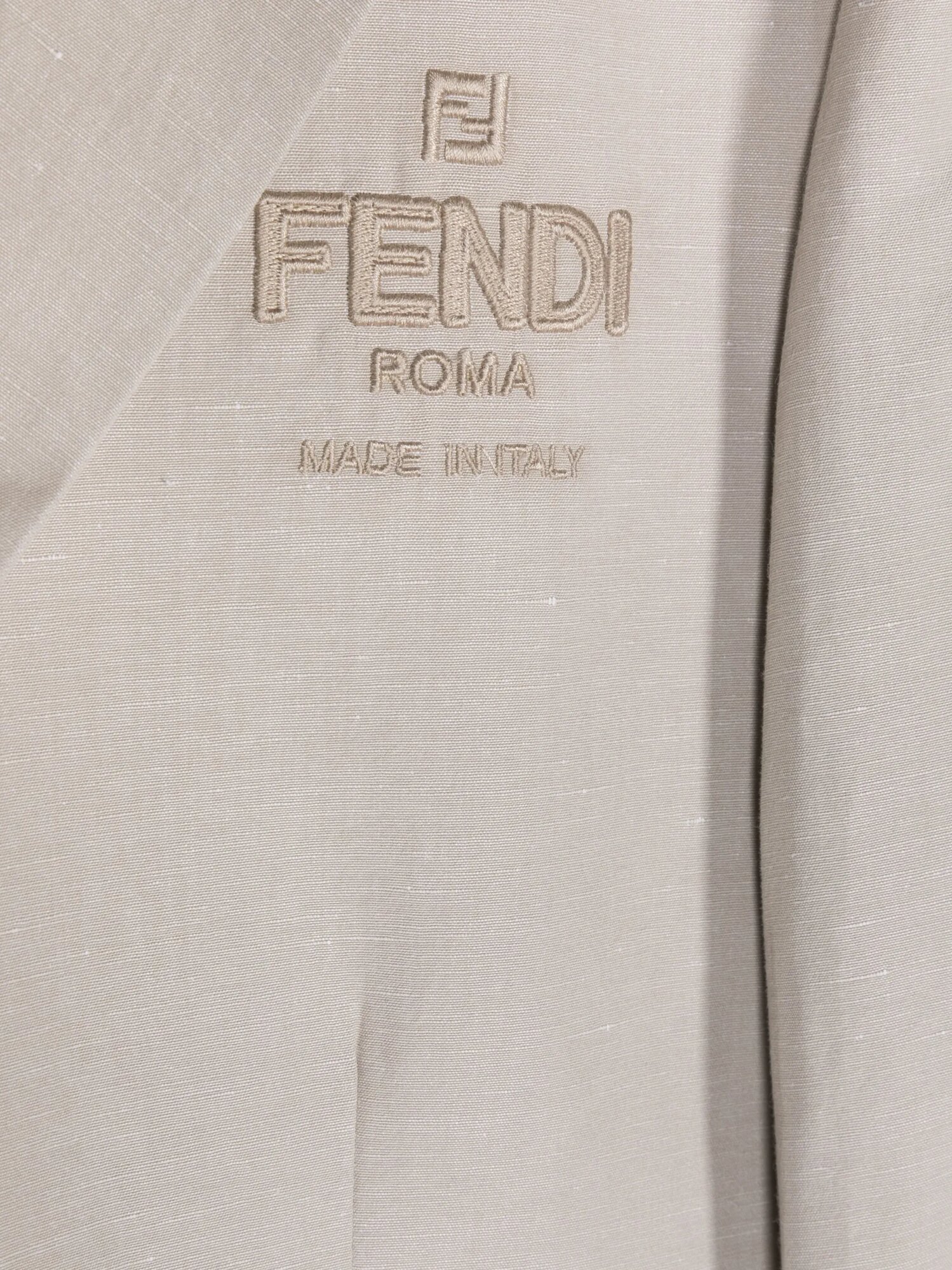 Пиджак FENDI, размер 12 лет, светло-бежевый — фото 1