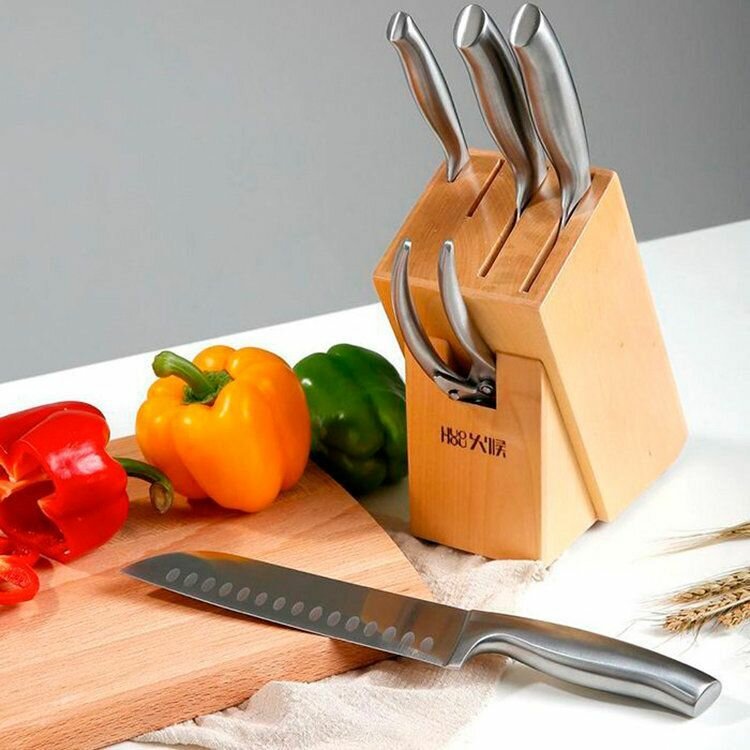 Ножи набор HuoHou Nano Steel Knife Set 6 in 1