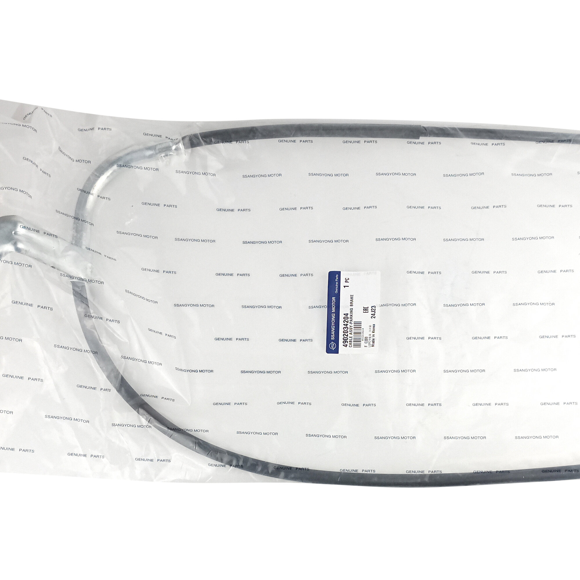 Трос стояночного тормоза задний правый для SsangYong Actyon New, 4902034204