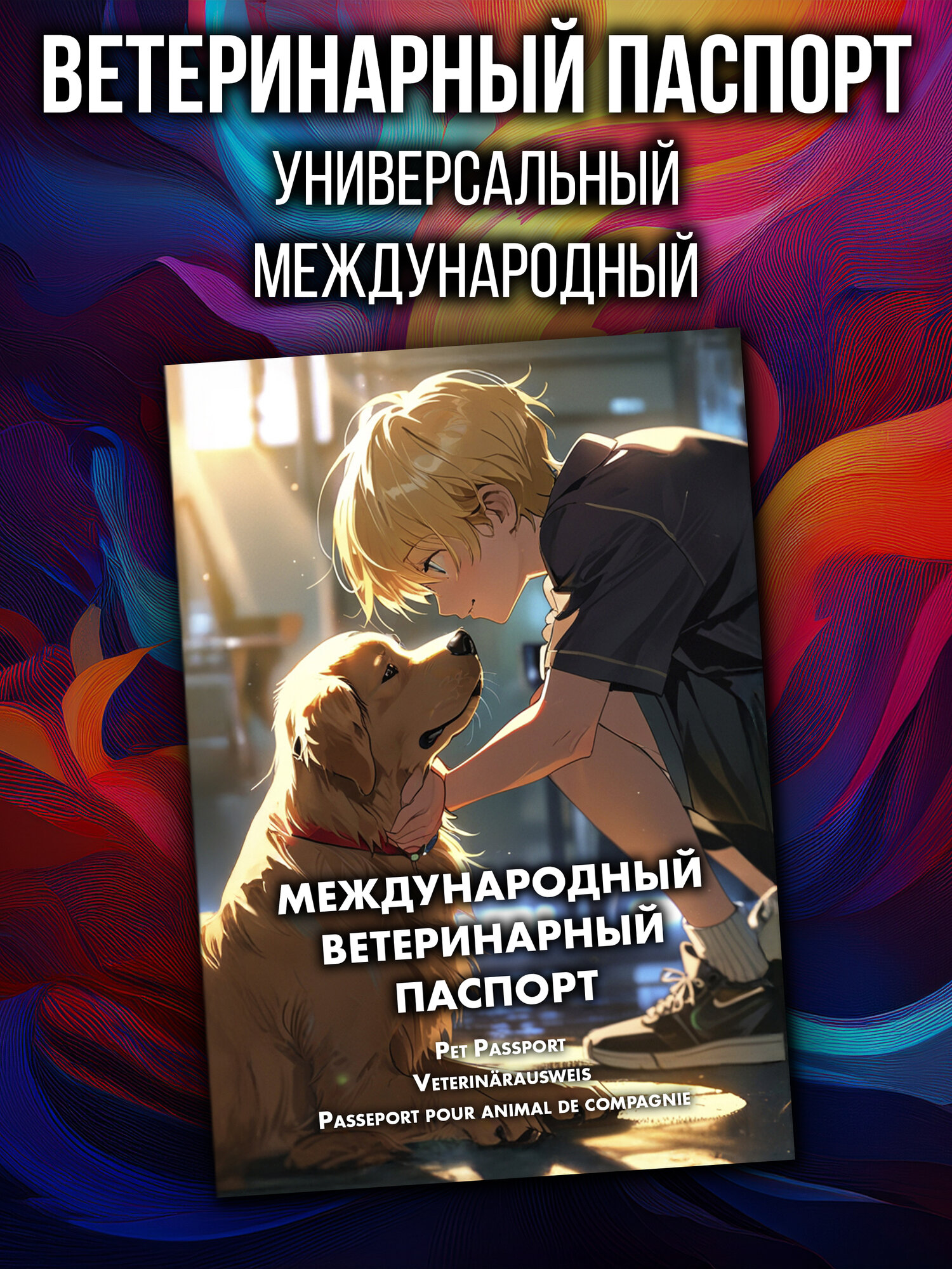 Ветеринарный паспорт для кошек, собак и любых других домашних животных, международный