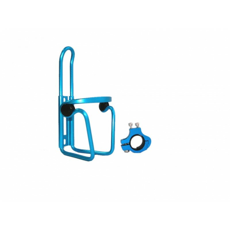 Флягодержатель алюминий для бутылочки+крепление на руль Stels цвета в ассортименте с (резиновыми вст