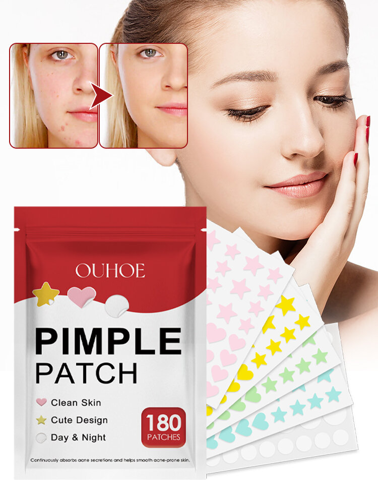 Пластырь от прыщей для ухода за лицом, мягкое очищение, осветляет прыщи, разглаживает кожу, портативный пластырь от прыщей различной формы