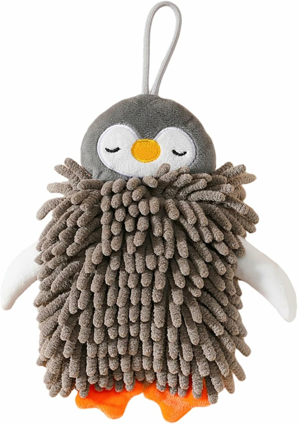 Мягкое полотенце для рук из микрофибры в форме пингвина