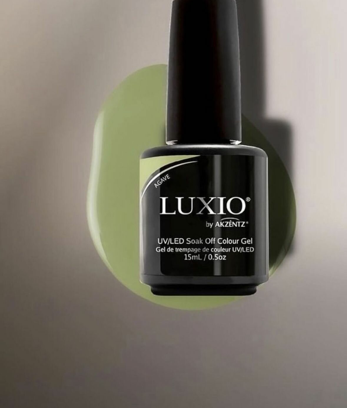 Luxio гель лак для ногтей Agave 15 мл оливковый 1шт