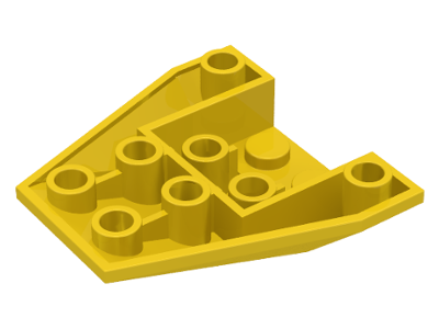 Wedge 4 x 4 Triple Inverted with Connections between 2 Studs, 4855 Yellow U