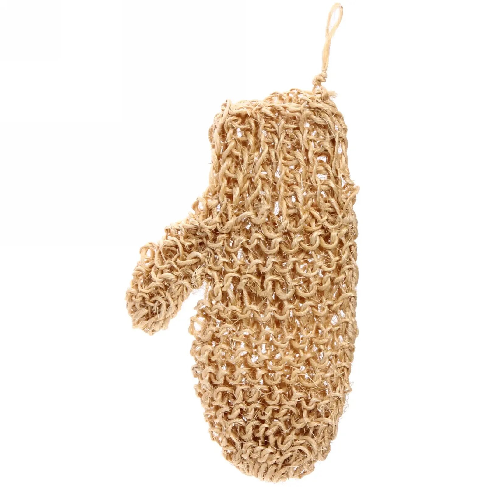 Мочалка-варежка для тела Ultramarine, сизаль, 23х14см, пилинг и массаж