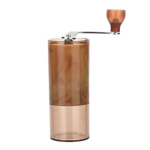 Ручная кофемолка Переносная ручная кофемолка с рукояткой из нержавеющей стали для офиса, семейных поездок и кемпинга