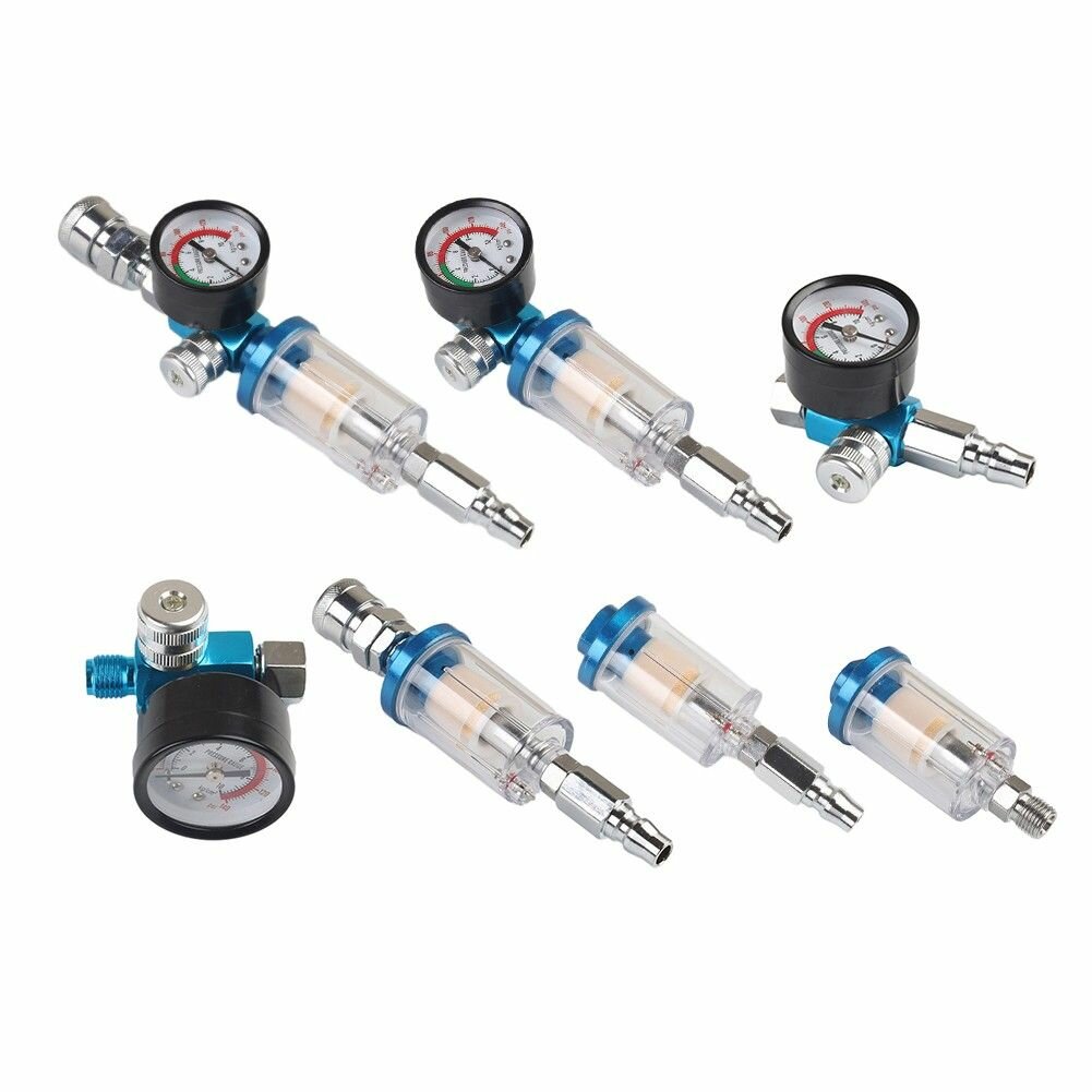 OZ-BOBO Регулятор воздуха Манометр Встроенный фильтр для масляной воды Пневматические инструменты для аэрографа