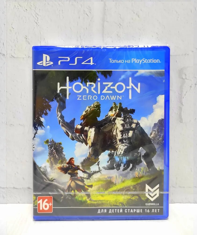 Уценка! Игра Horizon Zero Dawn. Standart Edition для PlayStation 4 (PS4) (русская версия)