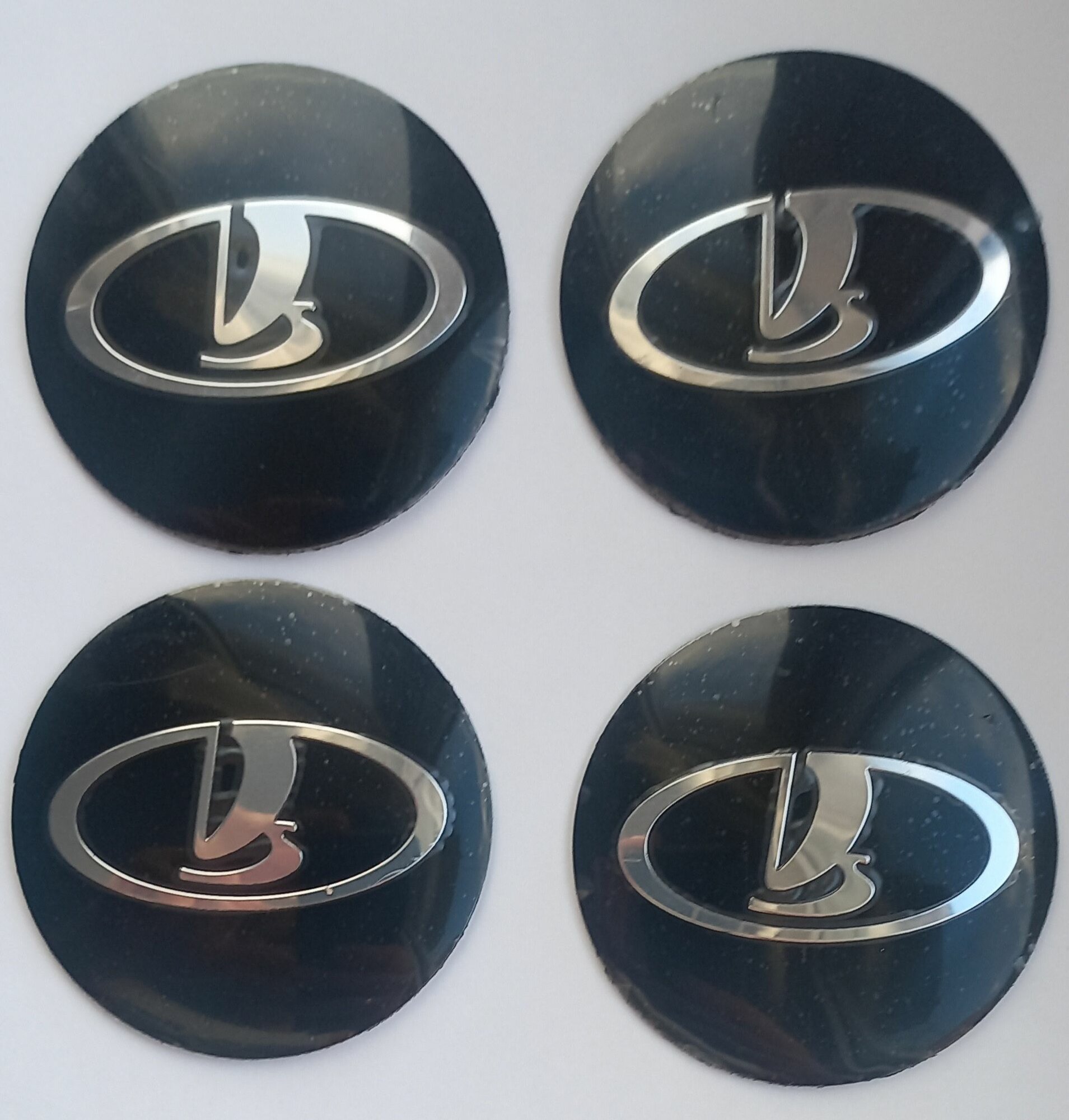 Наклейки Lada ВАЗ LADA для дисков и колпаков 6,5 см, 4 штуки