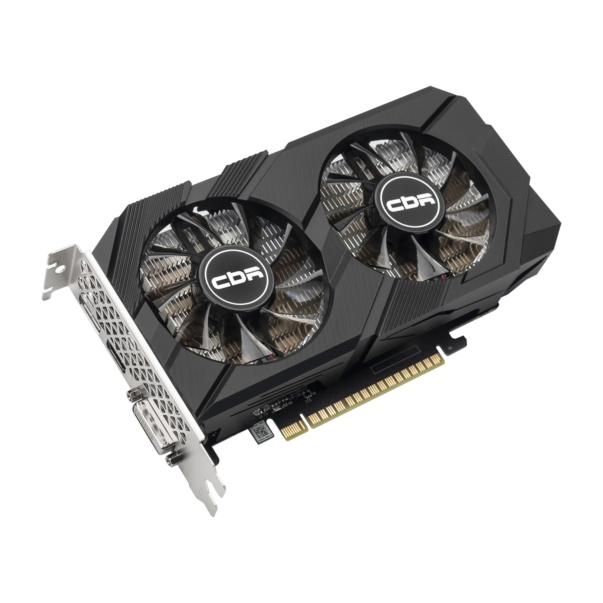 Видеокарта CBR GTX1650 4Gb GDDR6, 128bit, 1410-1590Mhz, 1*DP + 1*HDMI + 1*DVI, 75W, Ret VGA-STX1650-4G-RTL