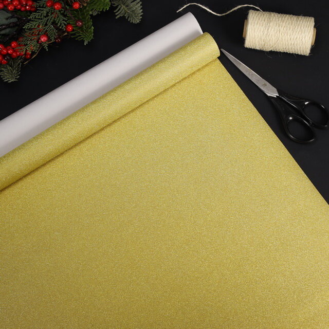 Подарочная бумага Shiny Gold 150*70 см, Koopman, PPN101510-2