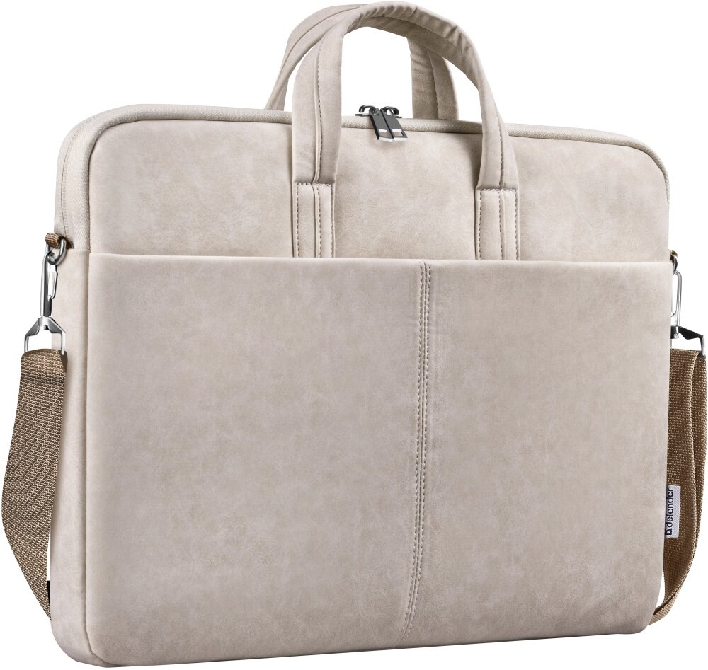 Defender Сумка Defender Solid 26126, для ноутбука 15.6, бежевый