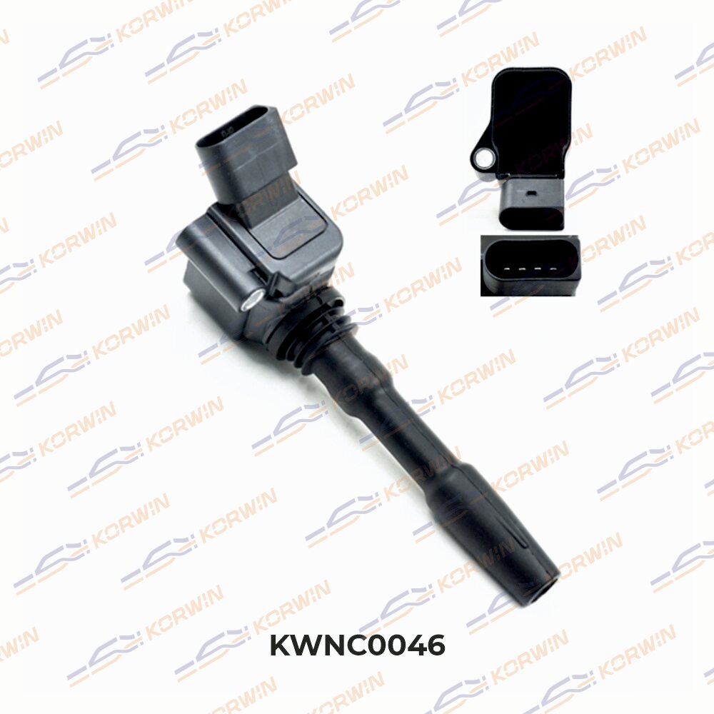 Катушка зажигания для Ауди A4 1.8, 2.0, Шкода Октавиа Audi A4 1.8, 2.0, Skoda Octavia артикул KWNC0046 производителя KORWIN