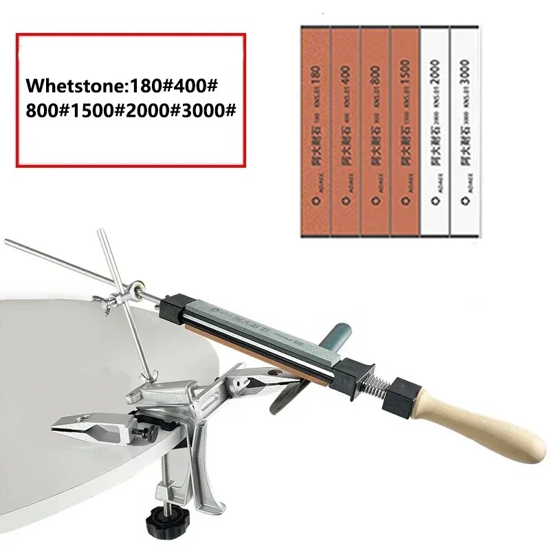 Система заточки ножей для кухни с фиксированным углом из алюминиевого сплава 2025