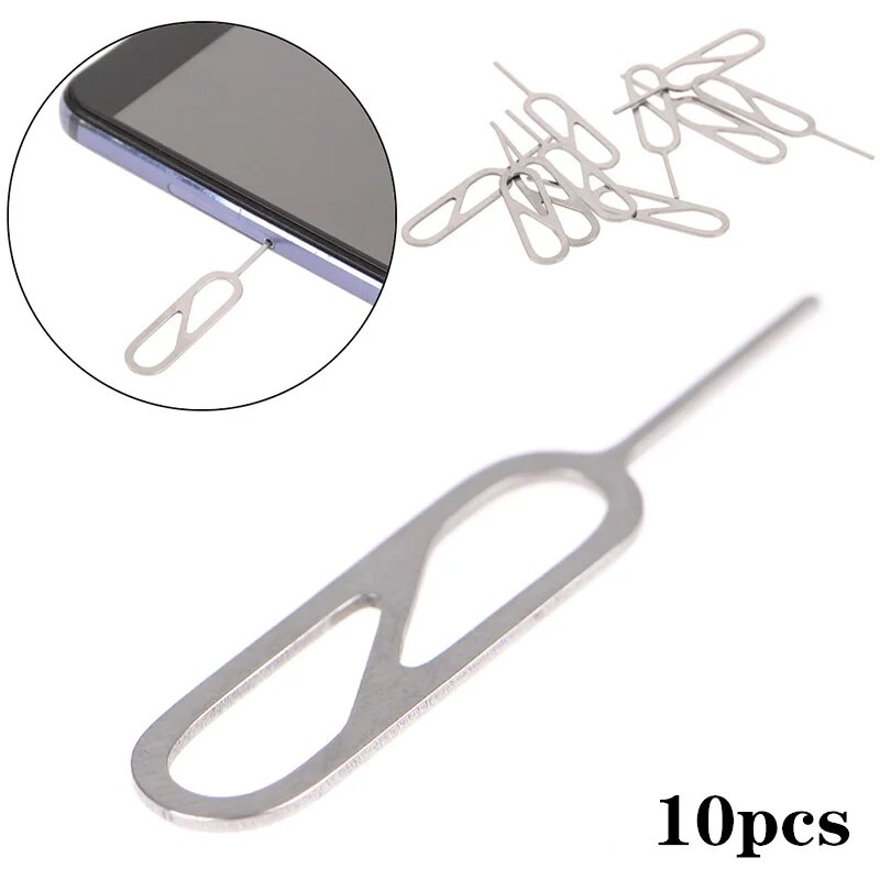 1/10 шт. лоток для Sim-карты, открытая игла, инструмент для ключей, лоток для Sim-карты, Инструмент для извлечения, универсальные аксессуары для сотовых телефонов, Sim-карт As Pic Show