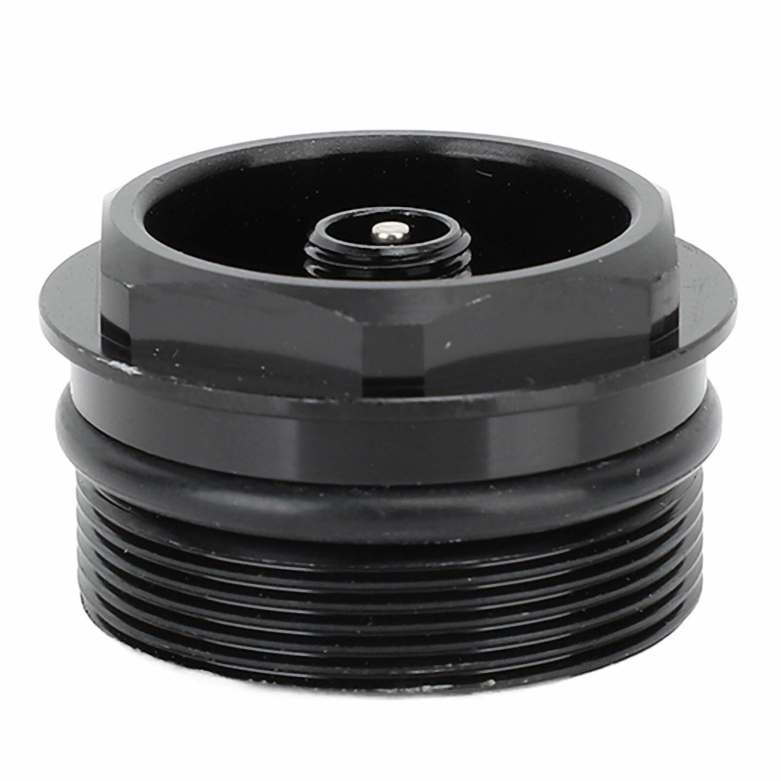 Гайка клапана вилки 32 мм, алюминиевая, с сердечником