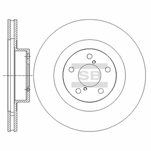 Диск тормозной Hi-Q SD4701