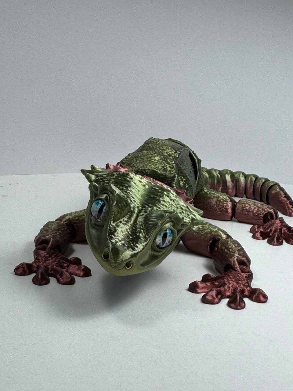 Игрушка 3D геккон/ящерица подвижный антистресс