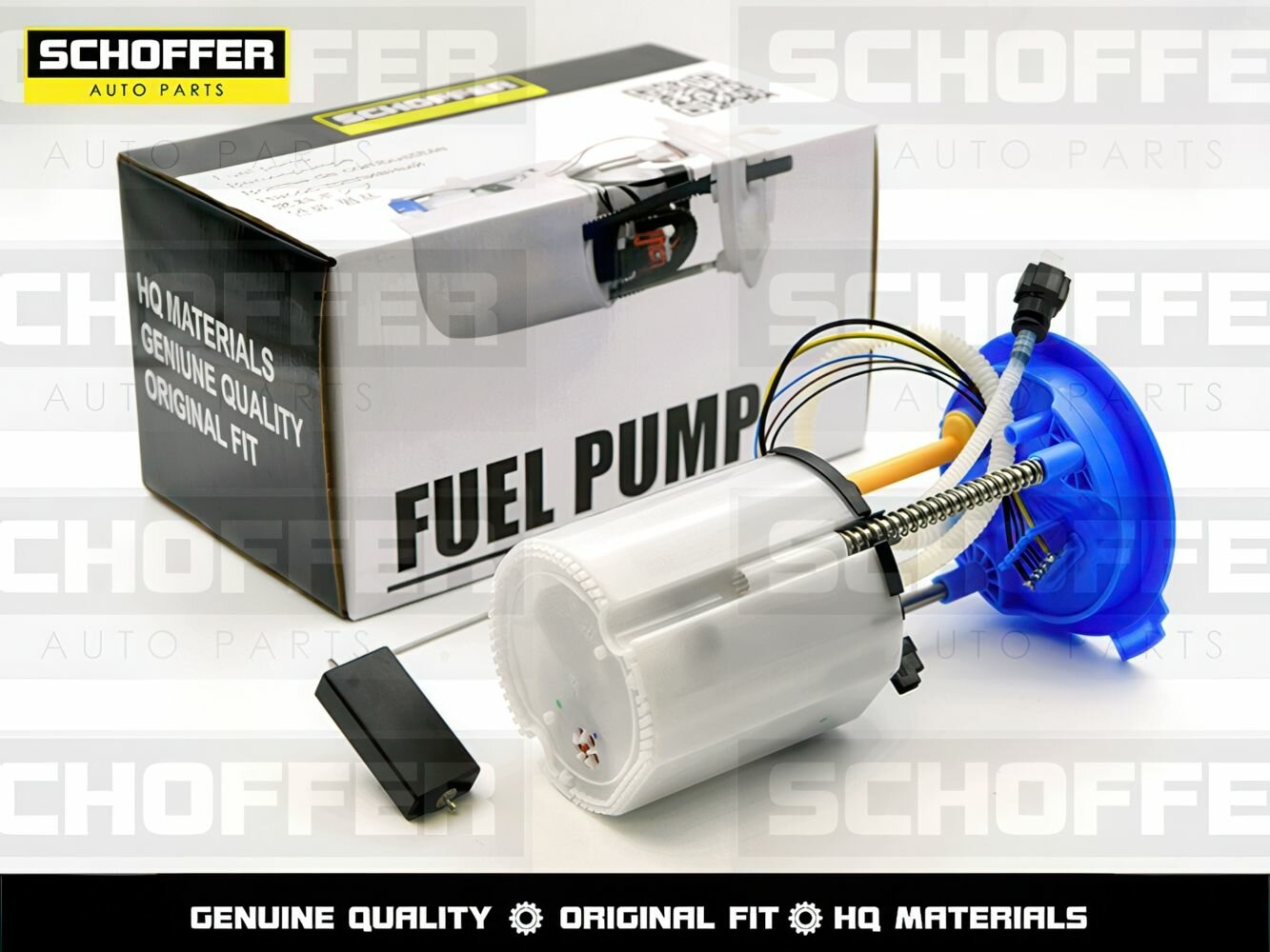 Насос топливный электрический в сборе, для Шкода Октавия, Йети, 2009-н. в. Skoda Octavia, Yeti, 2009-н. в. артикул SHF-34022 производителя SCHOFFER