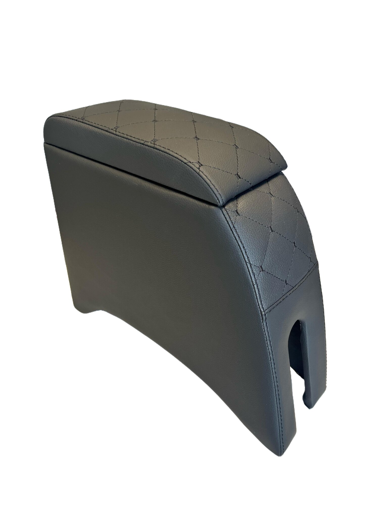 Подлокотник Renault Kangoo 1/Рено Канго 1 (1997-2003/2003-2009) Эко-кожа ромб чёрный/лёгкая установка